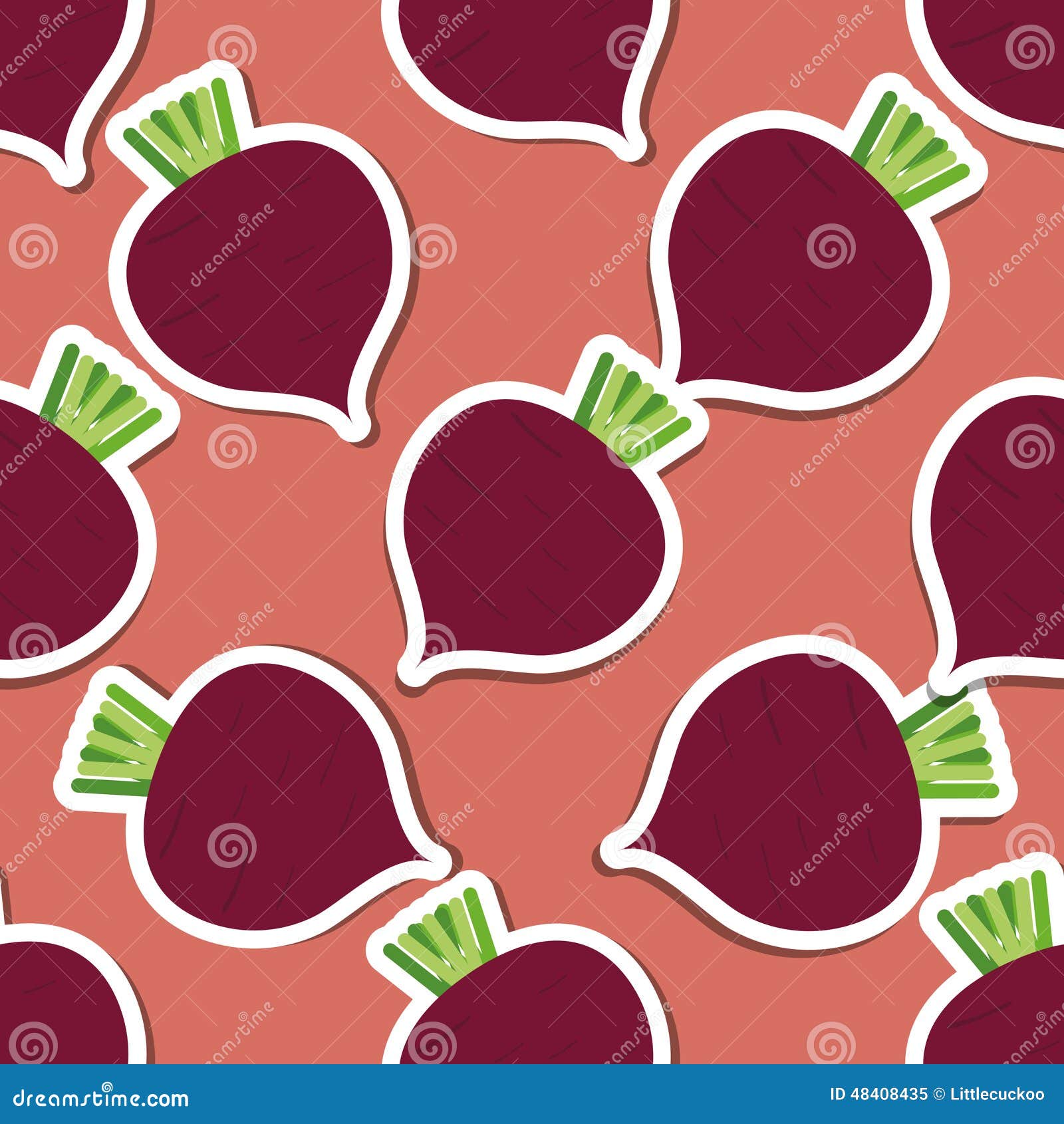 Beet Pattern. Seamless Texture with Beetroot Stock Vector ...