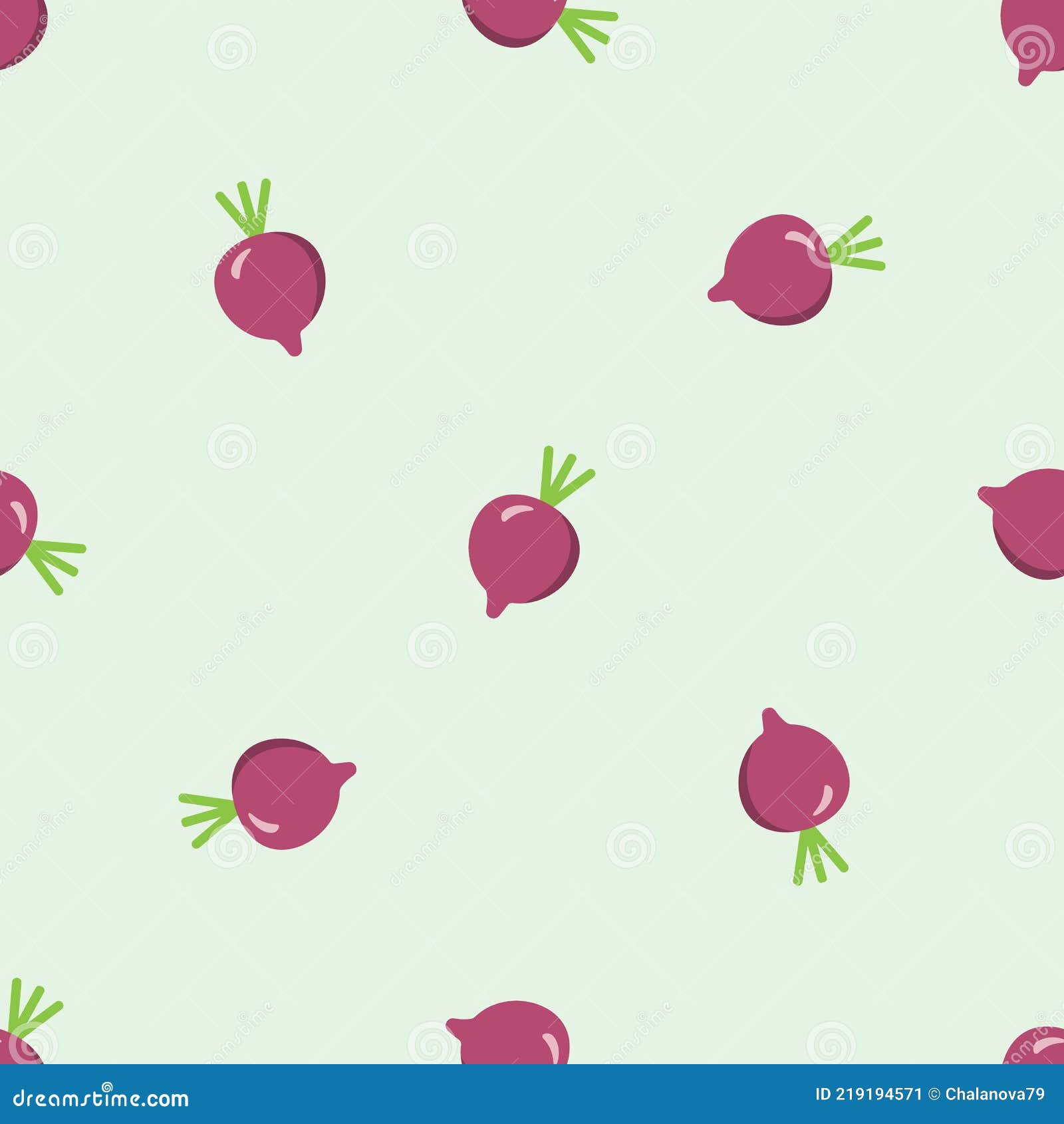 Beet Pattern. Seamless Texture with Ripe Beetroot Stock Vector ...