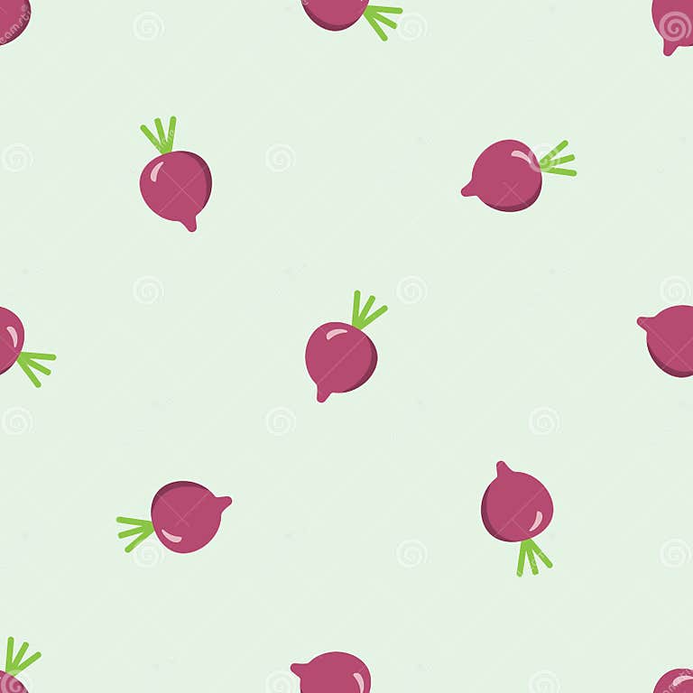 Beet Pattern. Seamless Texture with Ripe Beetroot Stock Vector - Illustration of graphic, symbol ...