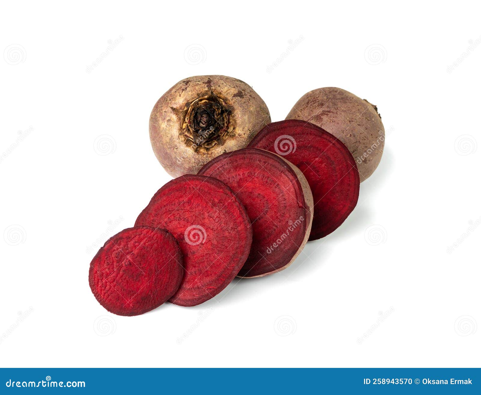 Beet Root Cross Section Isolated Stock Photo - Image of organic ...