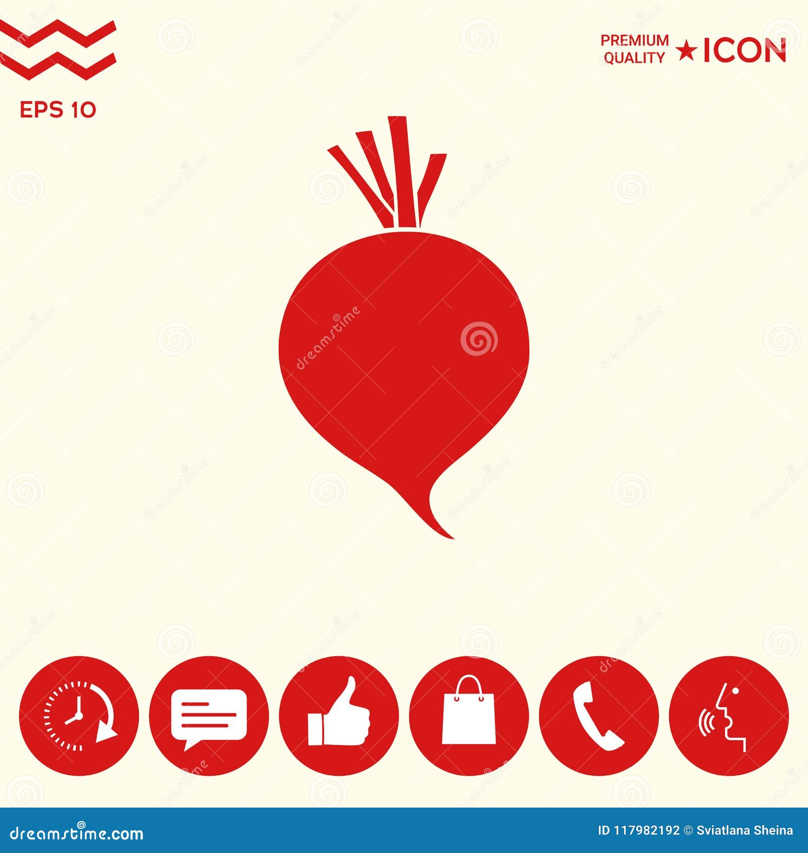 Beet root icon stock vector. Illustration of delicious - 117982192