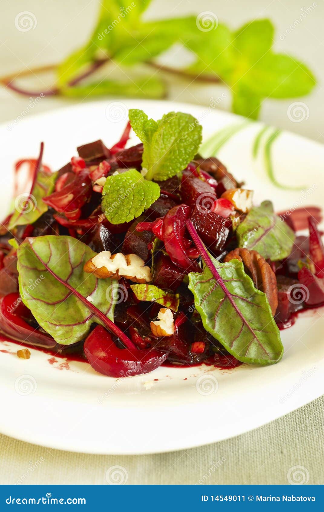 Beet salad stock image. Image of gourmet, fresh, nature - 14549011