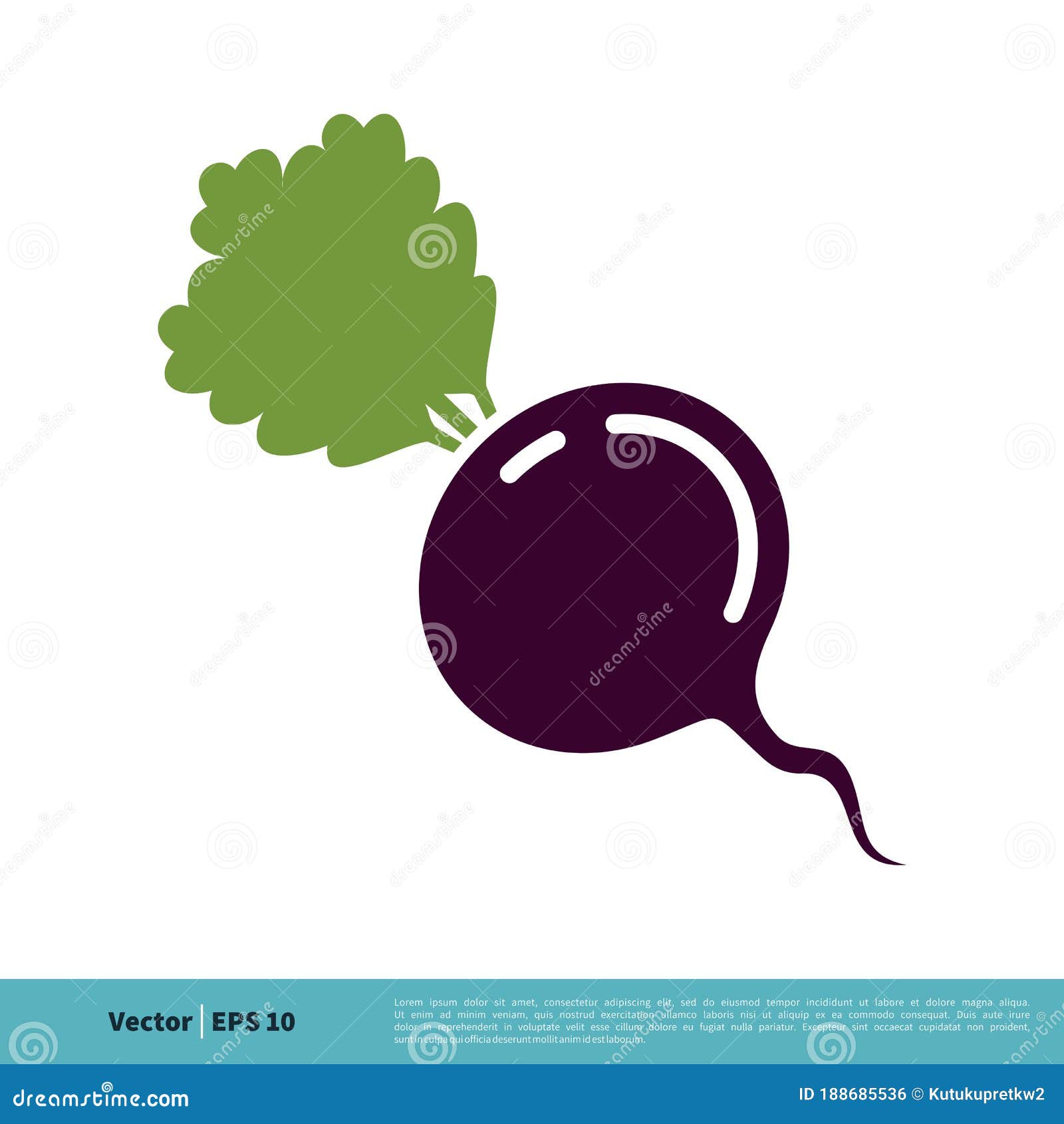 Beet - Vegetable Icon Vector Logo Template Illustration Design. Vector ...