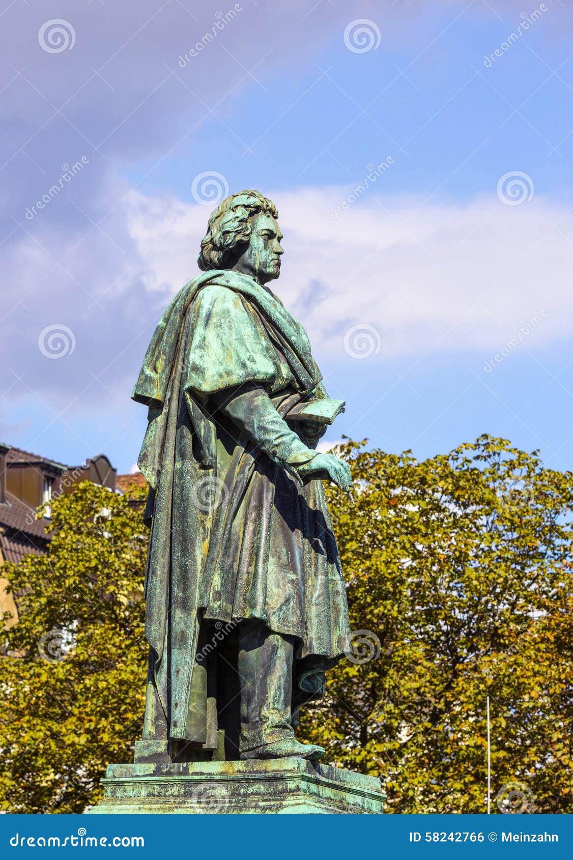 The Beethoven Monument on the Munsterplatz in Bonn Stock Photo - Image ...