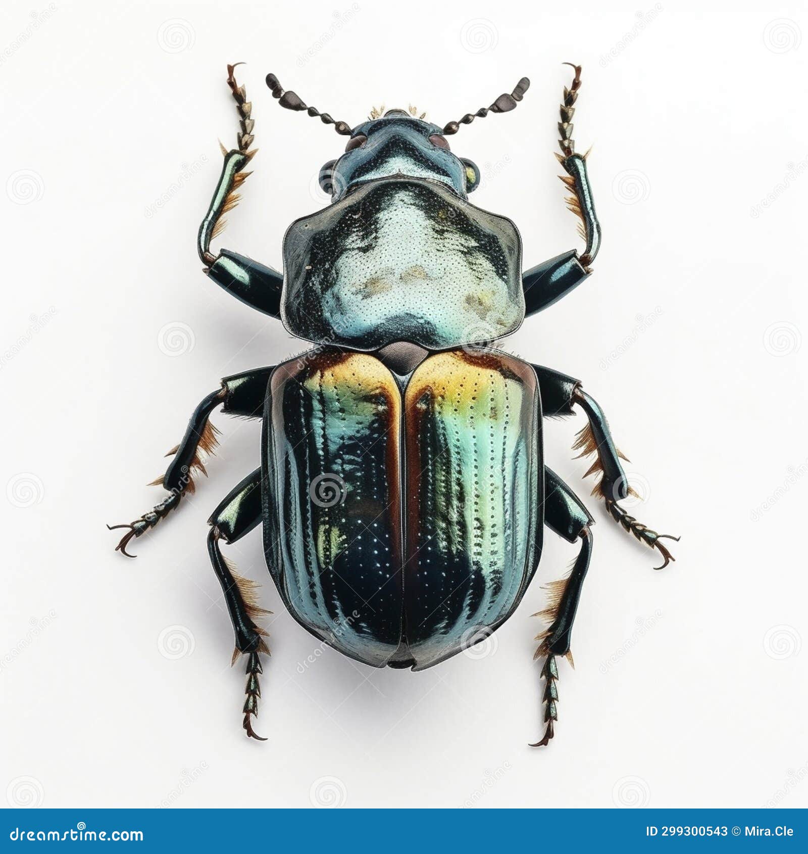 Beetle Flat Insect Bug In Cartoon Style Vector | CartoonDealer.com ...