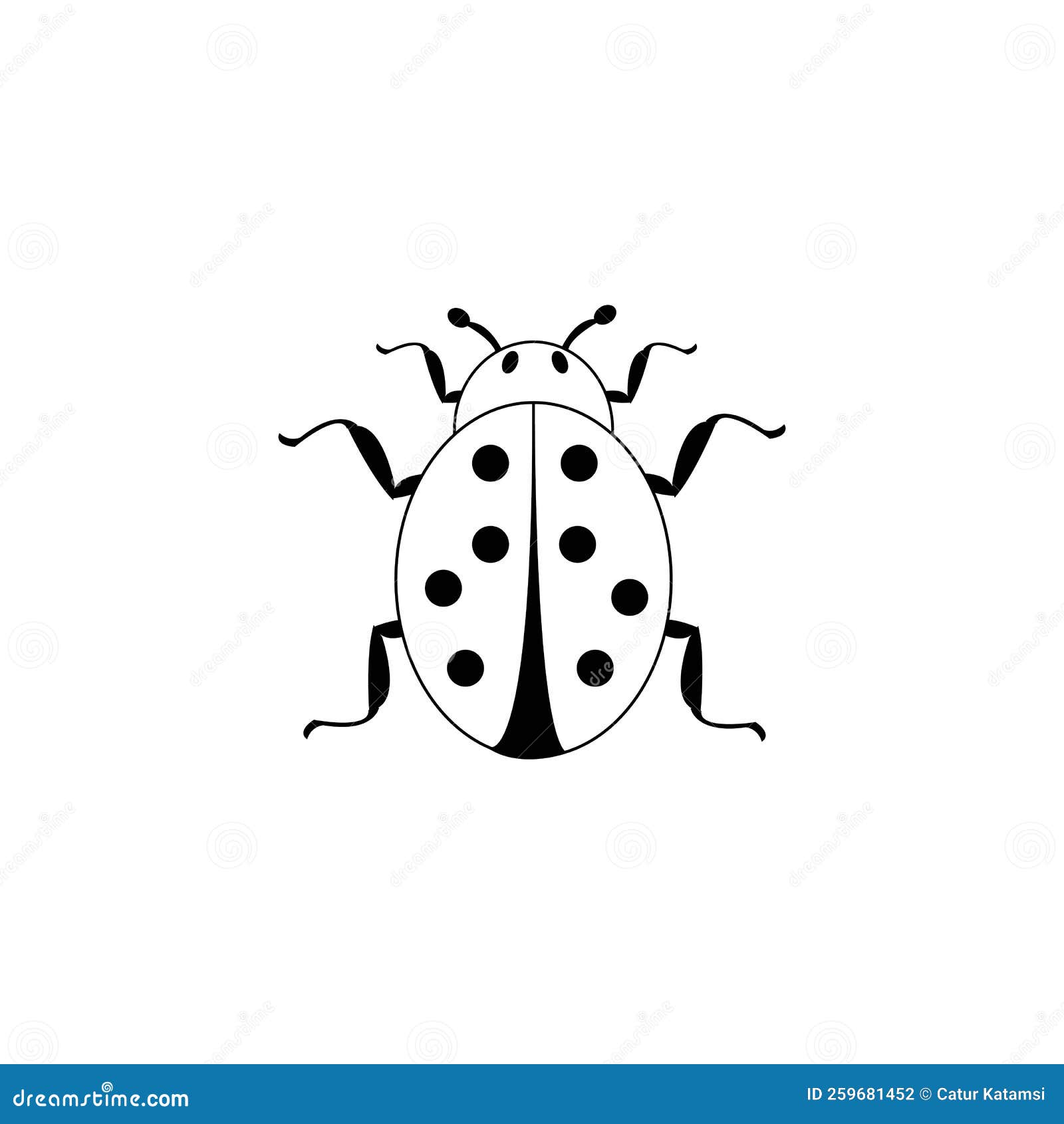 Beetle icon logo vector stock illustration. Illustration of beetle ...