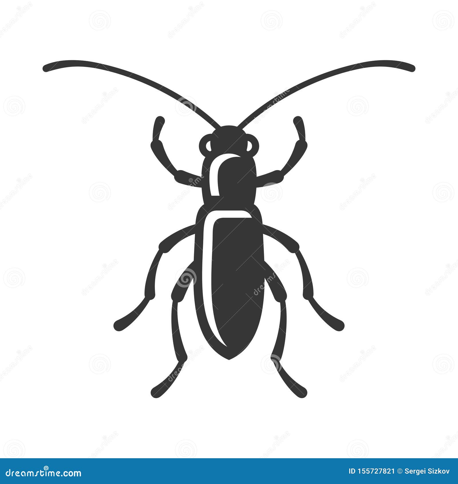 Insect Icon Set. Mantis Lady Bug Mosquito Butterfly Bee Grasshopper ...