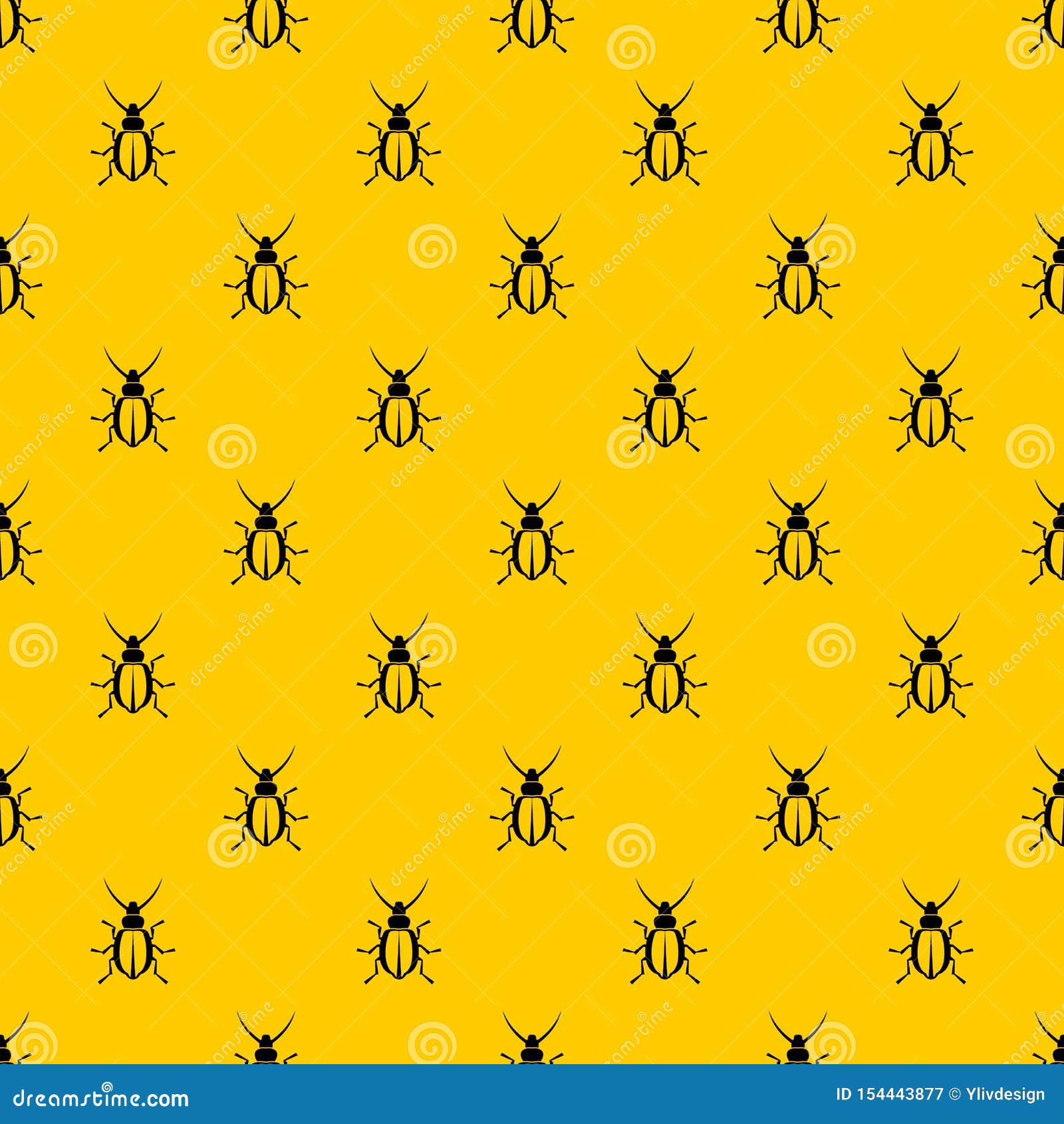 Beetle pattern vector stock vector. Illustration of macro - 154443877