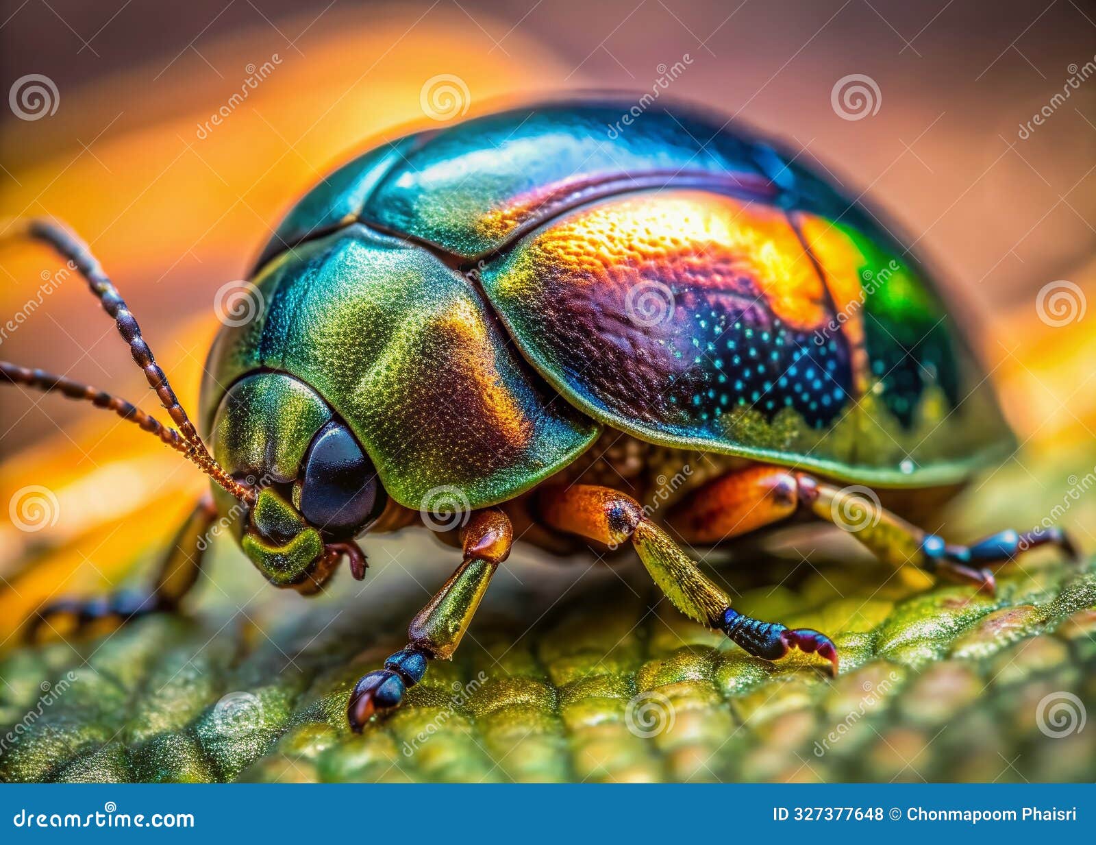 Beetle Shell Texture a Macro Shot of a Beetles Shell Stock Photo ...