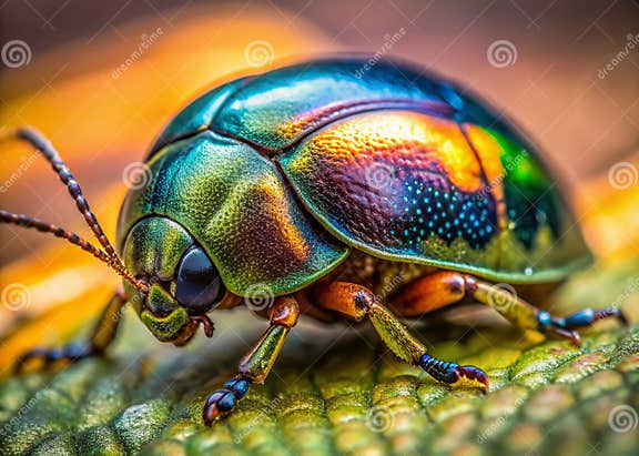 Beetle Shell Texture a Macro Shot of a Beetles Shell Stock Photo ...