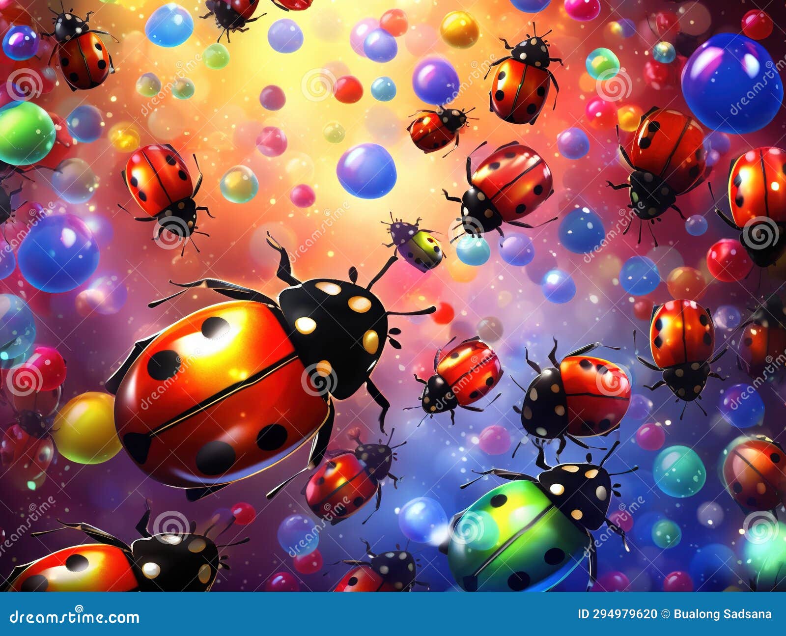 Beetle swarm stock illustration. Illustration of creativity - 294979620
