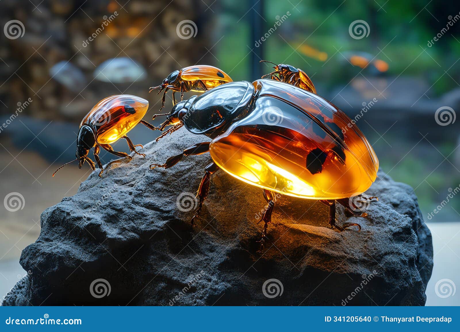 Beetles, Ancient Fossils, Preserved In Amber Provide A Glimpse Into The Distant Past Royalty ...