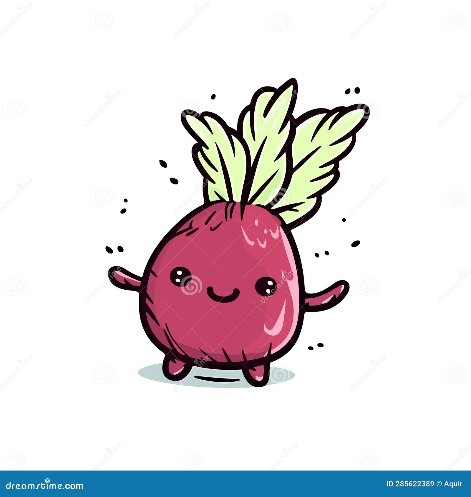 Beetroot Hand-drawn Illustration. Beetroot. Vector Doodle Style Cartoon ...