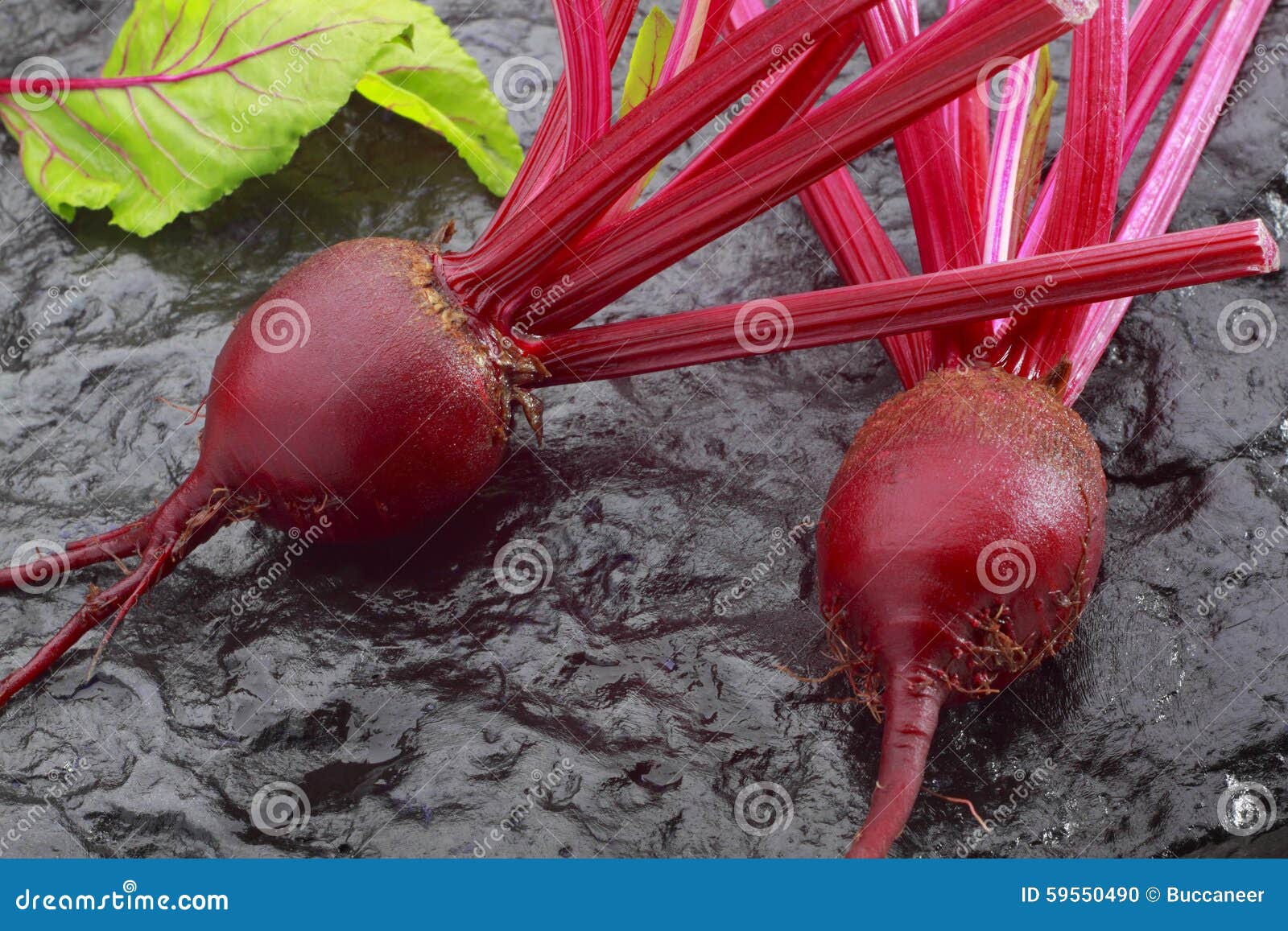 Beetroot on Black Painted Stone Stock Photo - Image of food ...