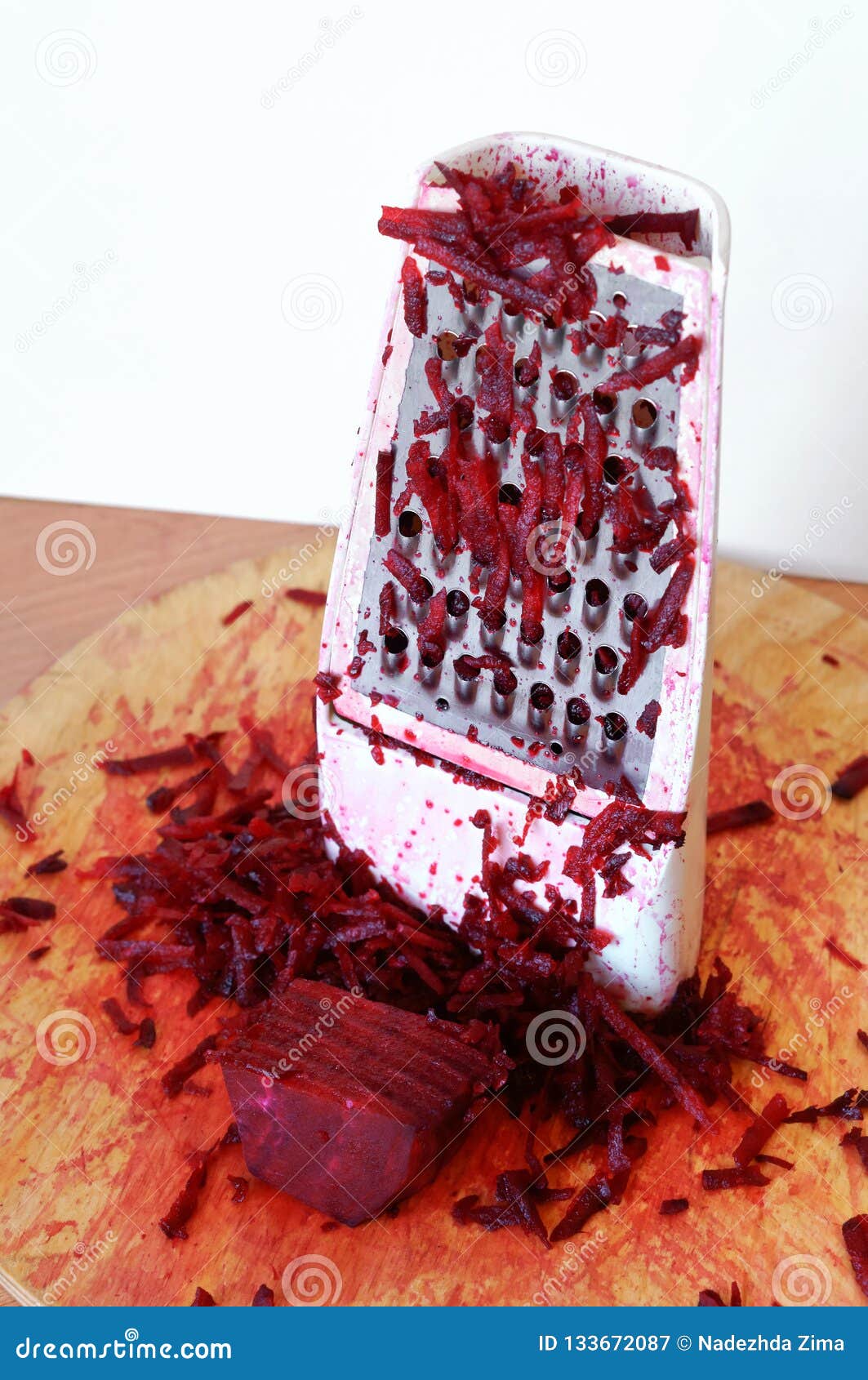 Beetroot Can Be Grated, Cook Beets Stock Image - Image of food, souse ...