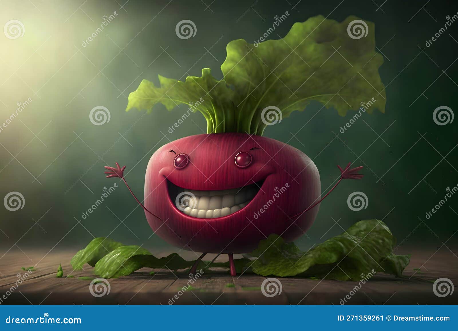 Beetroot Cartoon Character. Stock Image - Image of hand, petal: 271359261