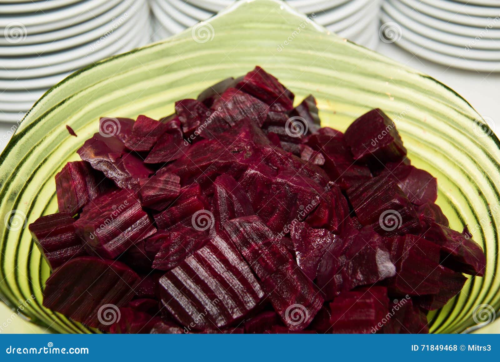Beetroot Cube Slice Closeup Stock Photo - Image of healthy, beetroot ...