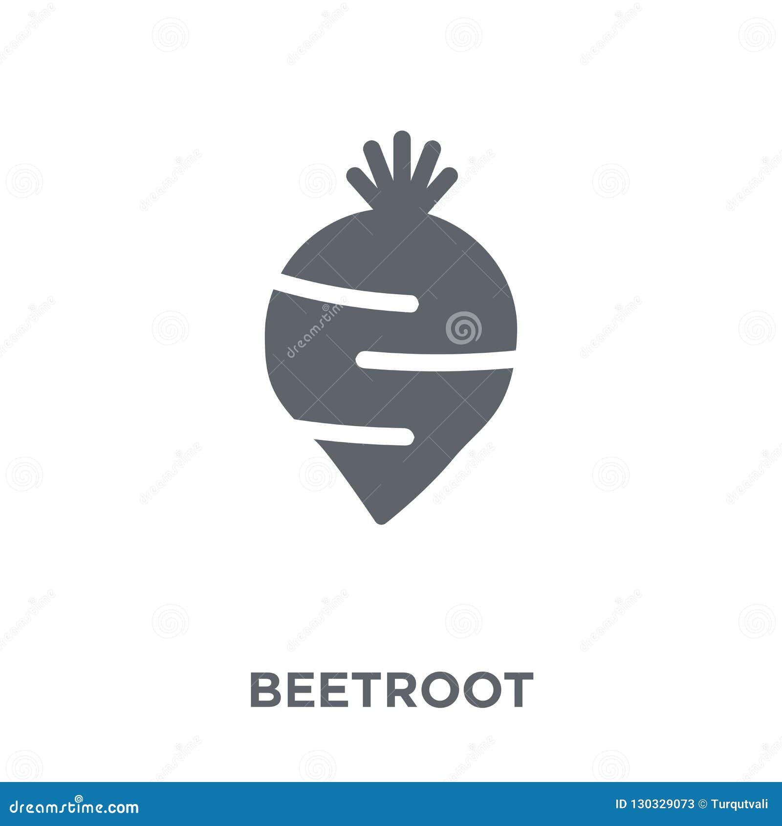 Beetroot Icon from Fruit and Vegetables Collection. Stock Vector ...