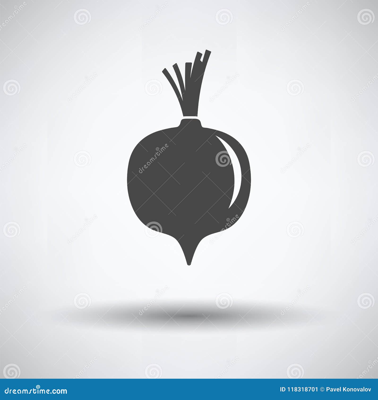 Beetroot icon stock vector. Illustration of vector, leaf - 118318701