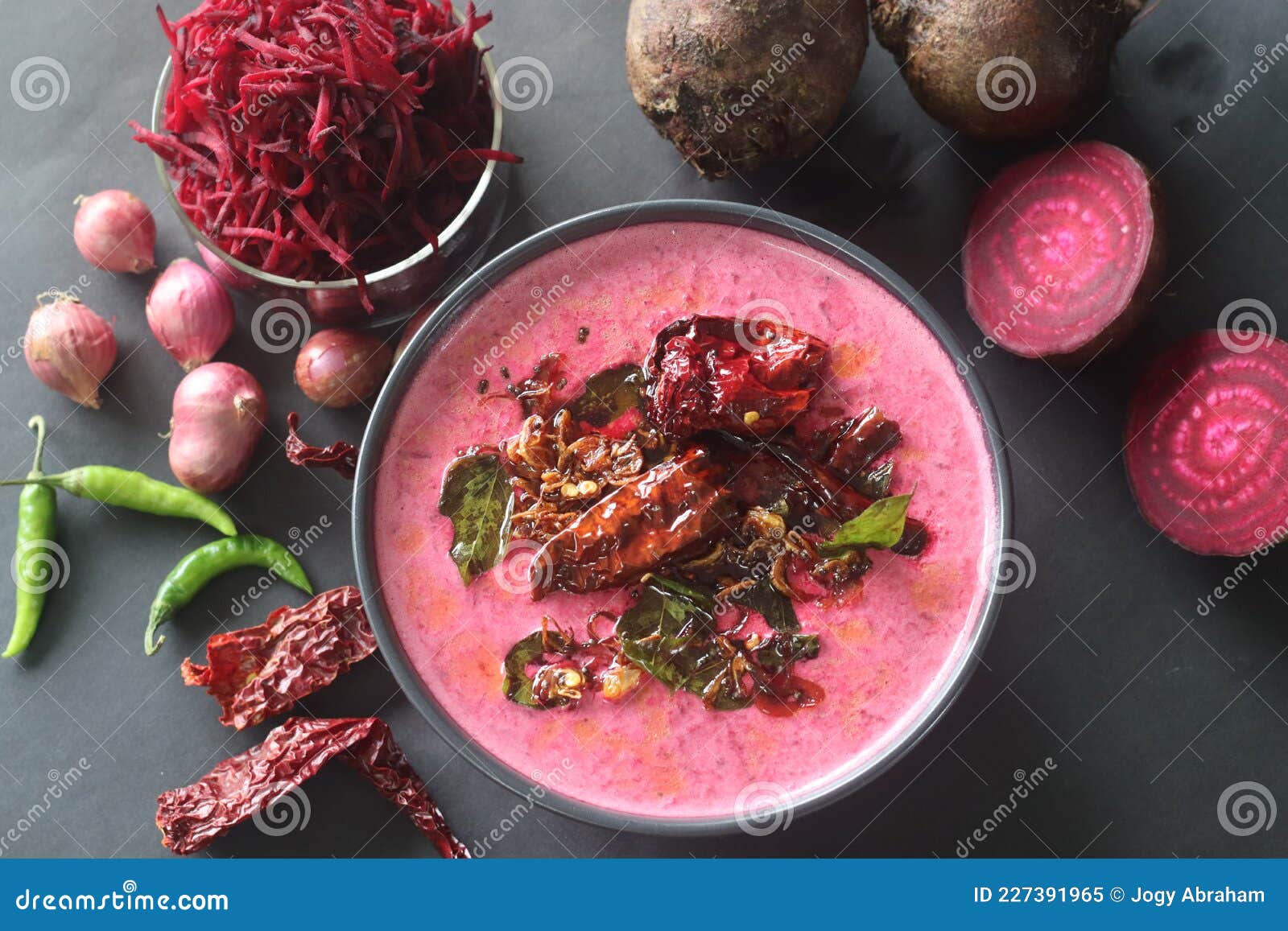 Beetroot Pachadi. a Yogurt Based Beetroot Side Dish Stock Image - Image ...