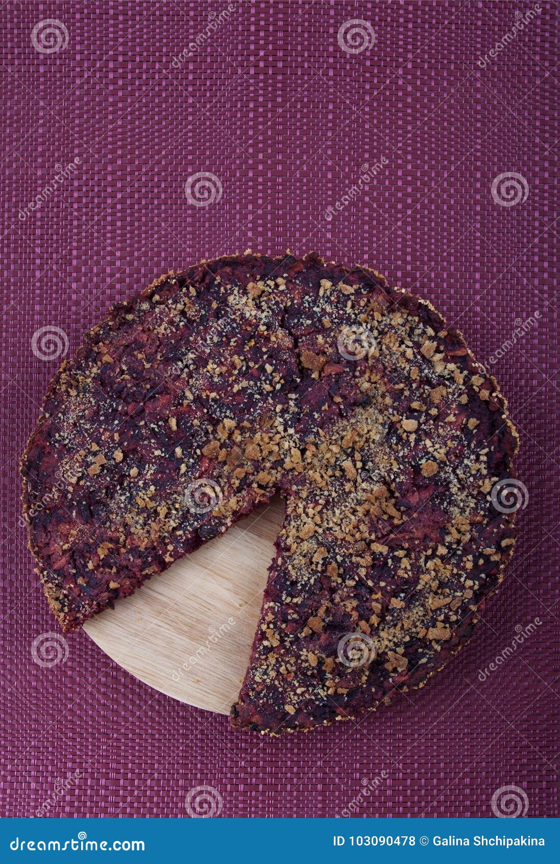 Beetroot pie stock photo. Image of gourmet, healthy - 103090478