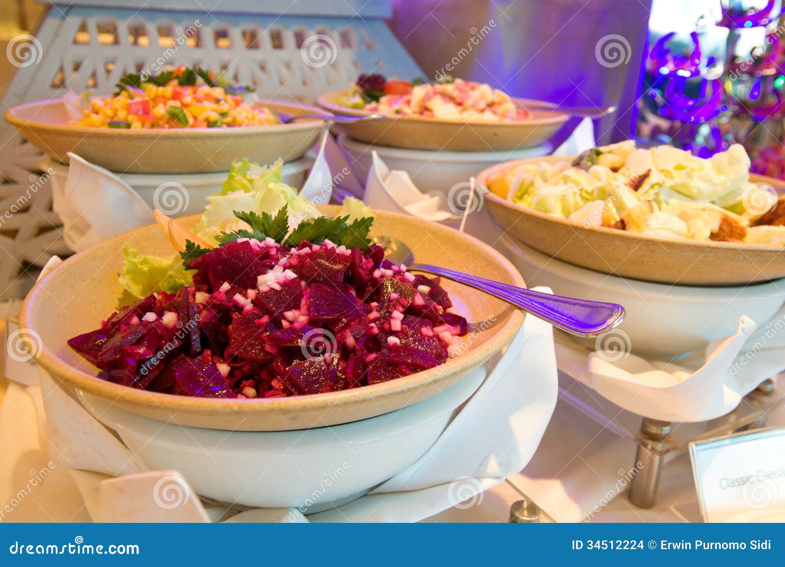 Beetroot Salad stock photo. Image of restaurant, table - 34512224