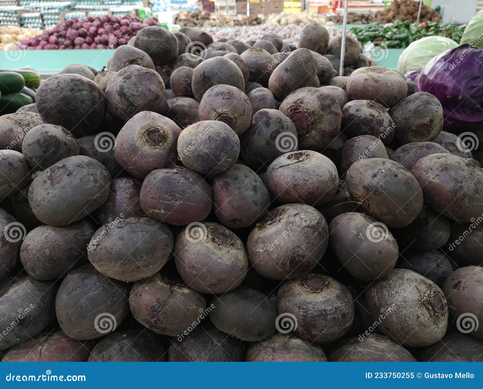 Beetroot for Sale in the Supermarket Stock Image - Image of group ...