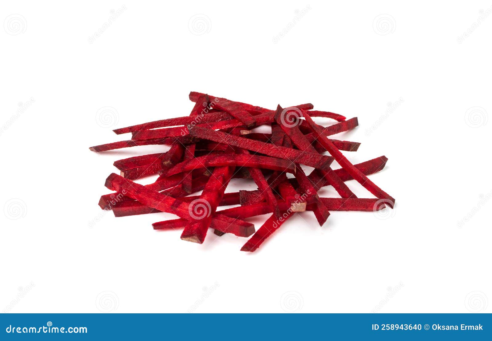 Beetroot Slice Isolated stock photo. Image of cutting - 258943640