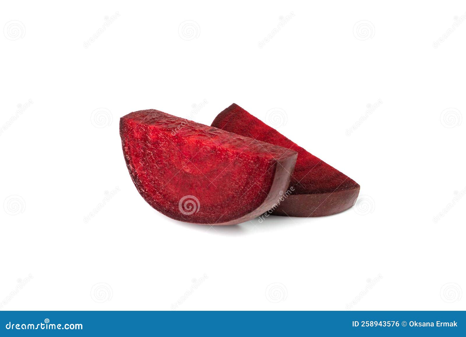 Beetroot Slice Isolated stock photo. Image of food, diced - 258943576