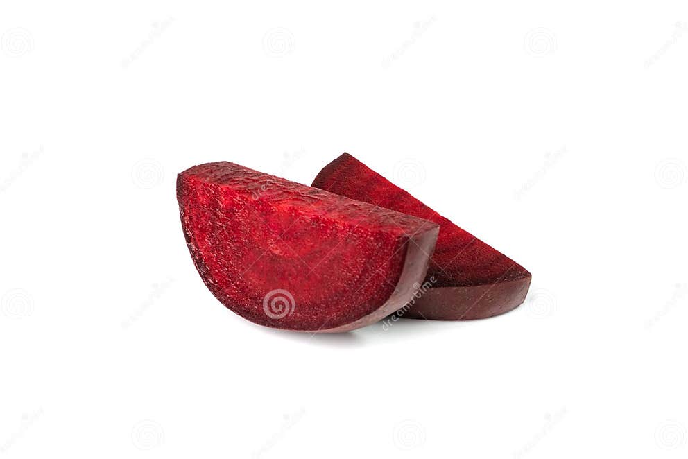 Beetroot Slice Isolated stock photo. Image of food, diced - 258943576