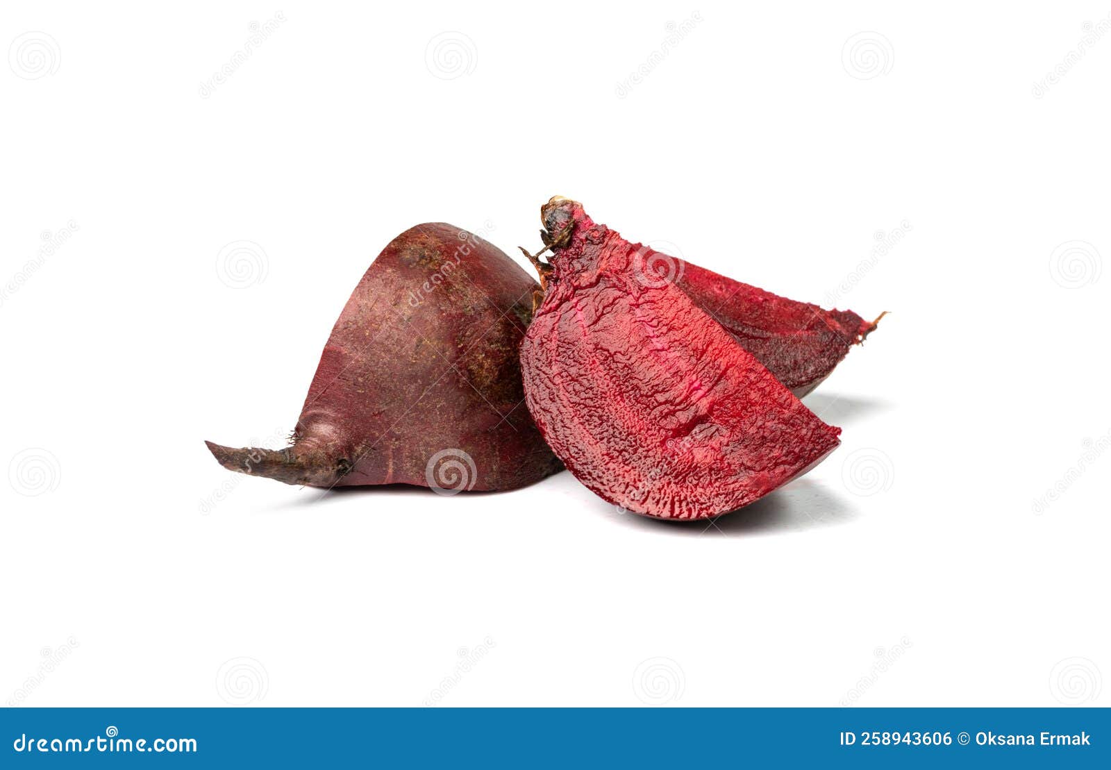 Beetroot Slice Isolated stock photo. Image of slice - 258943606