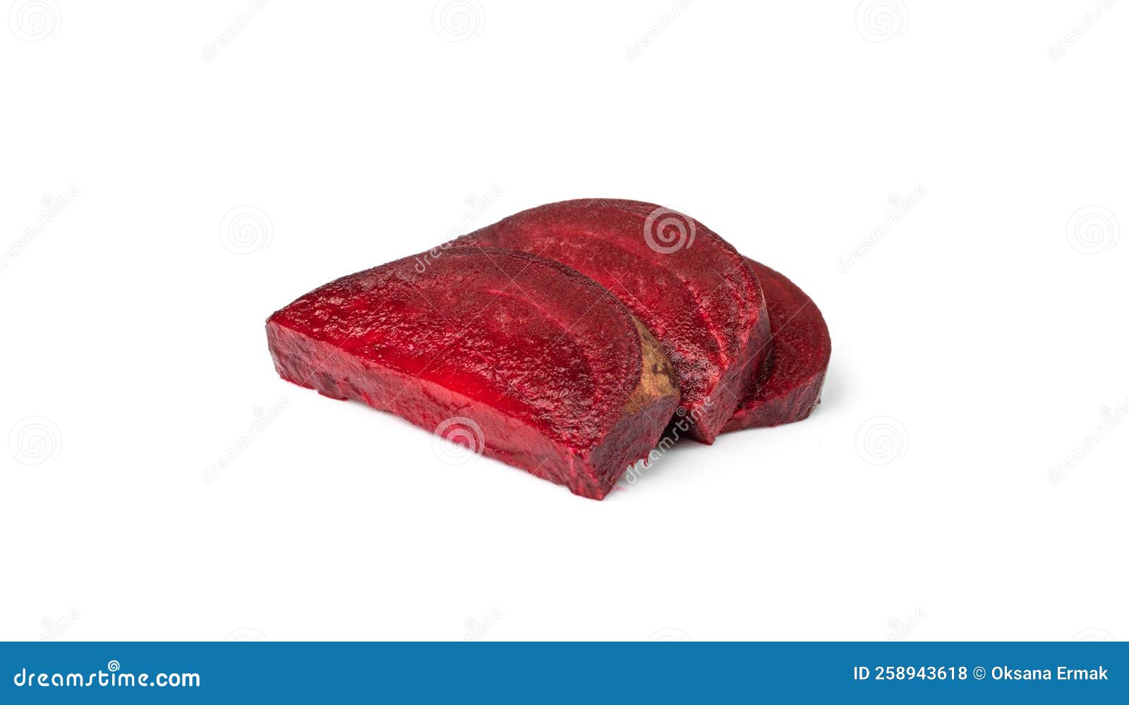 Beetroot Slice Isolated stock photo. Image of slice - 258943618