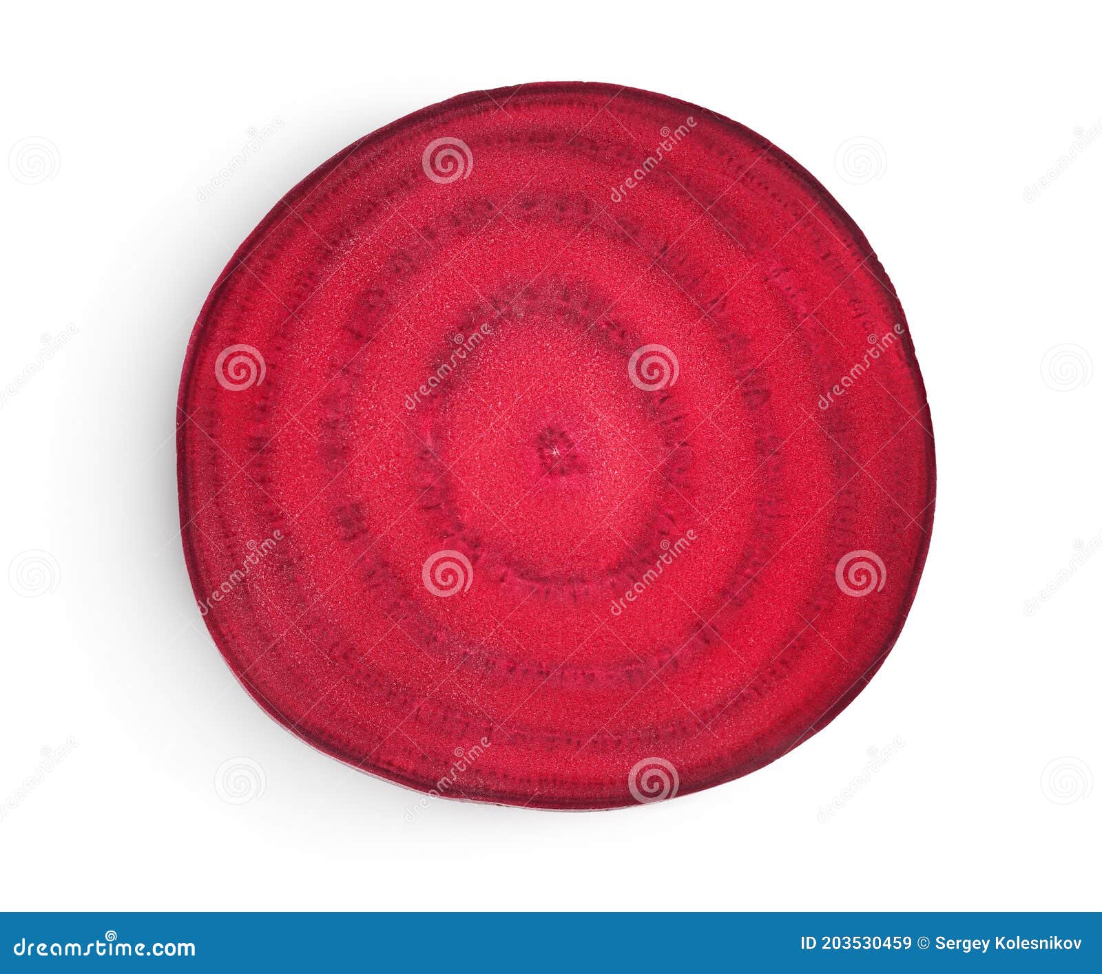 Beetroot Slices Isolated on White Background with Clipping Path and ...