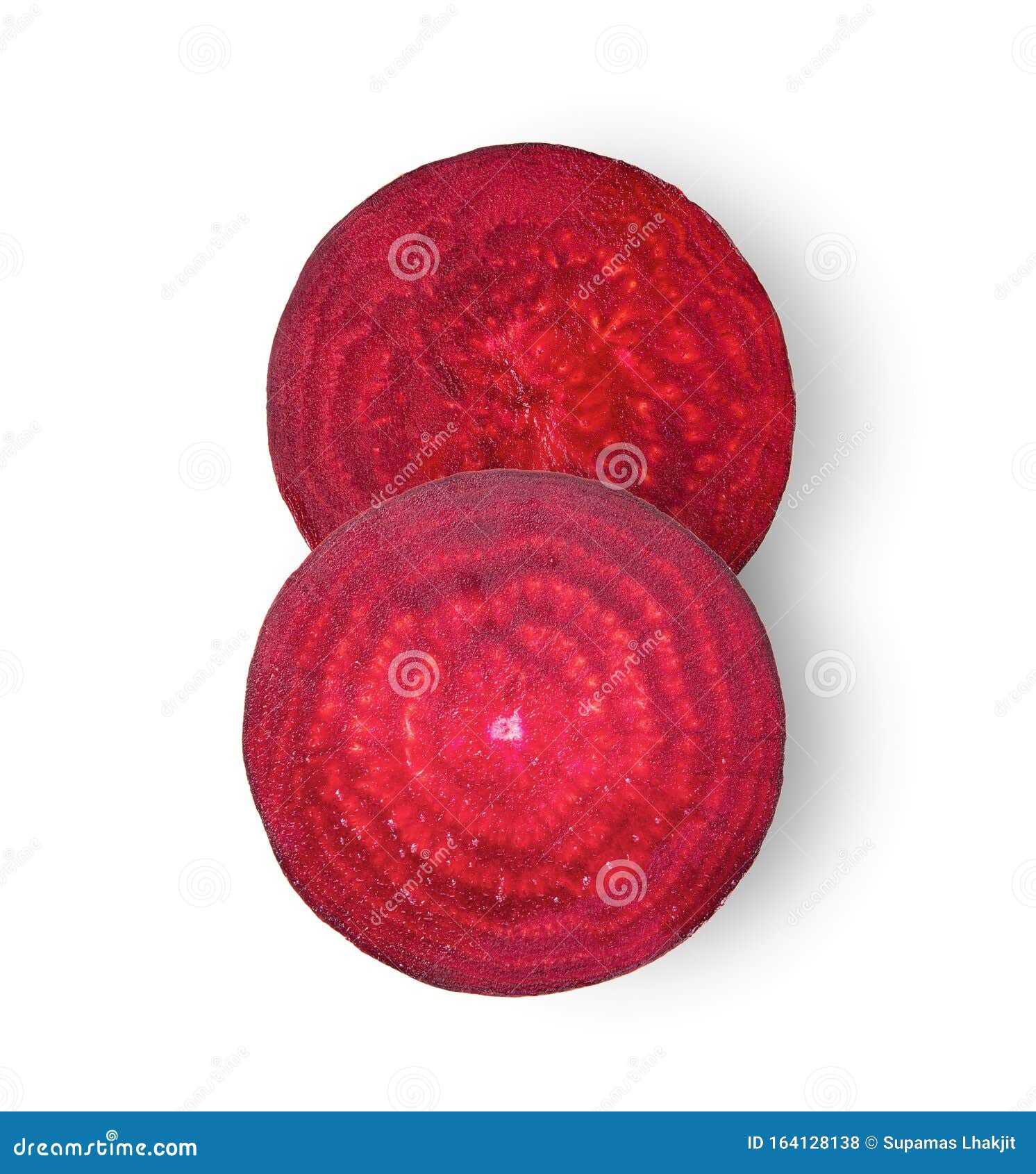 Beetroot Slices Isolated on White Background Stock Photo - Image of ...