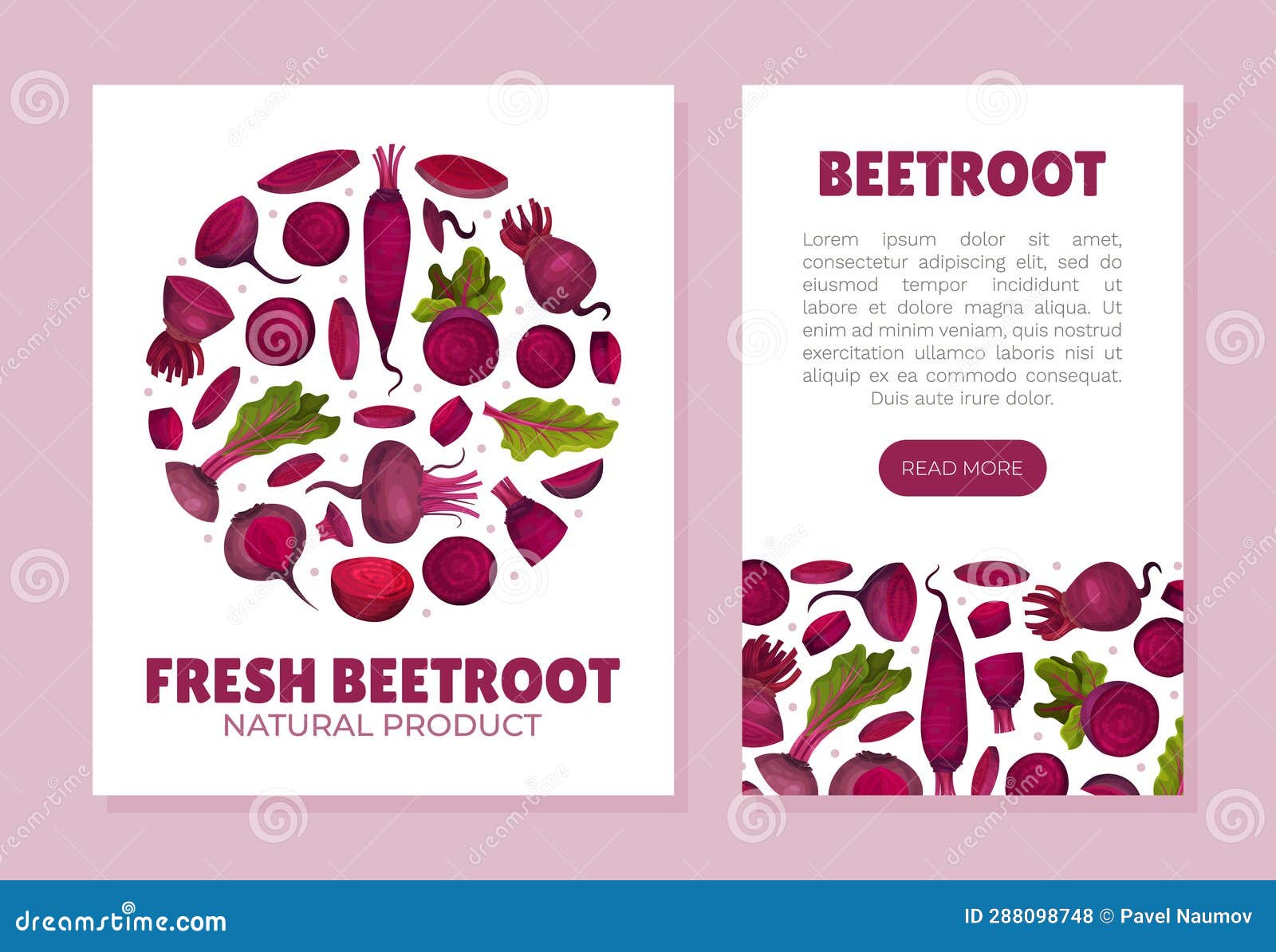 Beetroot Vegetable Crop Banner Design Design Vector Template Stock ...