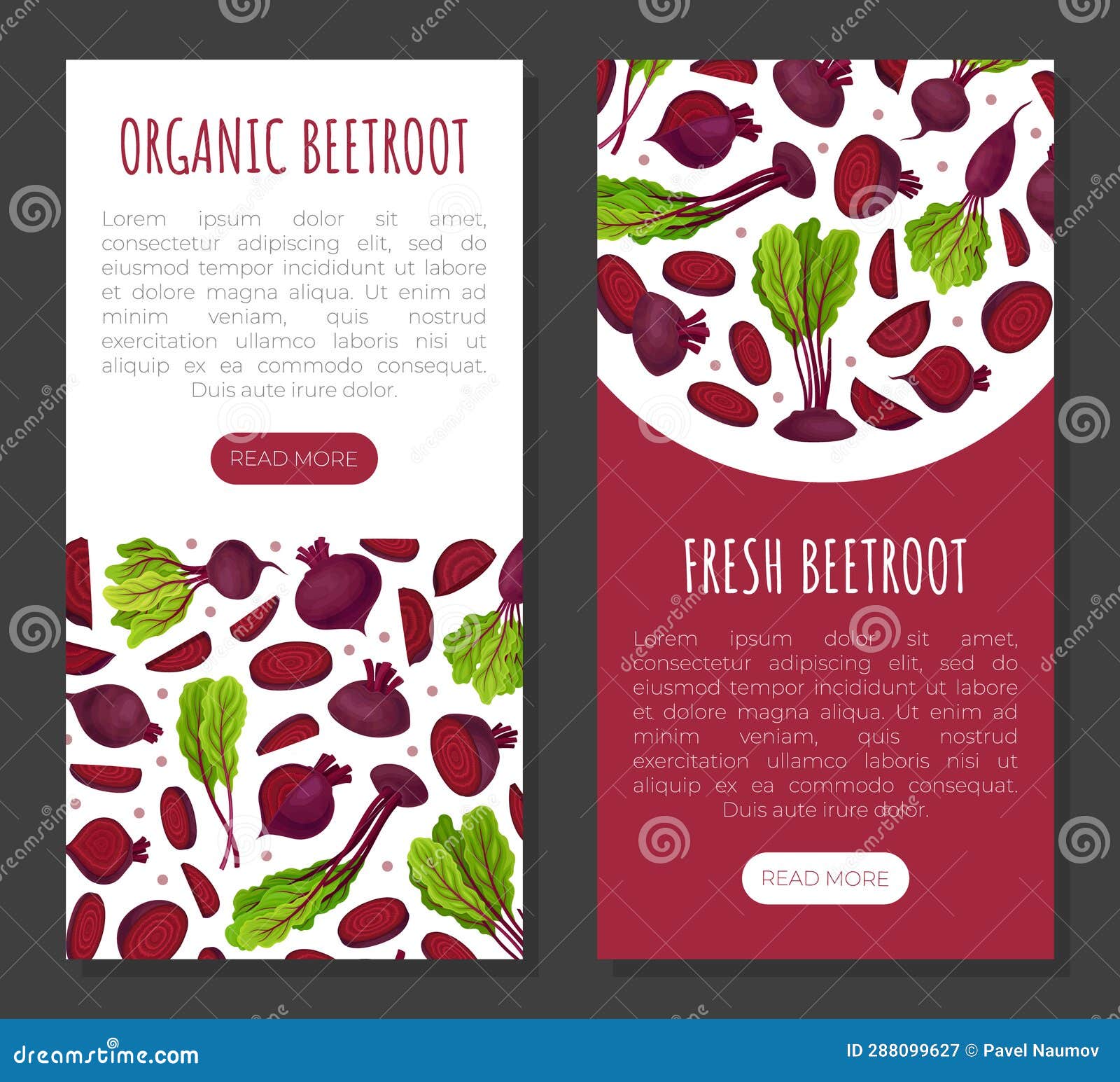 Beetroot Vegetable Crop Banner Design Design Vector Template Stock ...