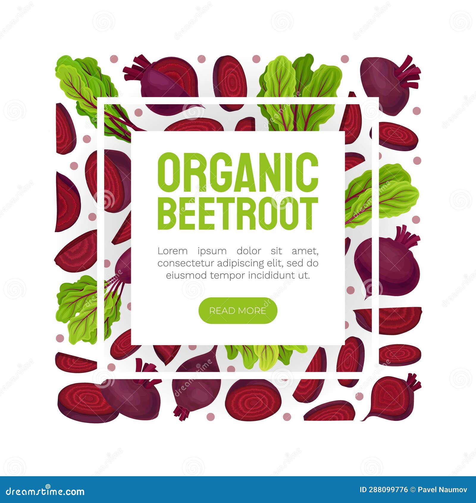 Beetroot Vegetable Crop Banner Design Design Vector Template Stock ...