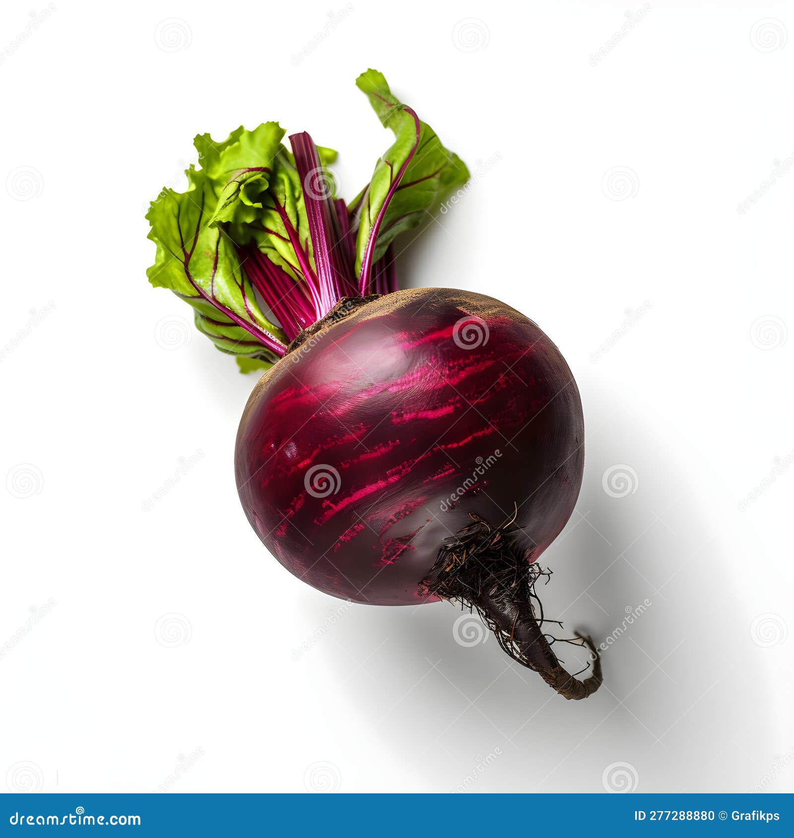 Beetroot on a White Background. the Beetroot is Arranged in a Natural ...