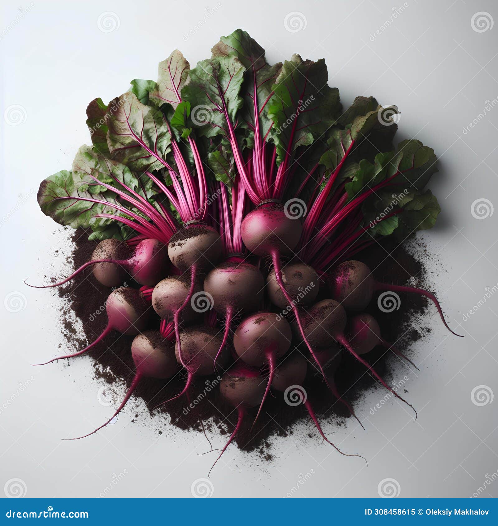 Beets Isolated on White Background Stock Illustration - Illustration of ...