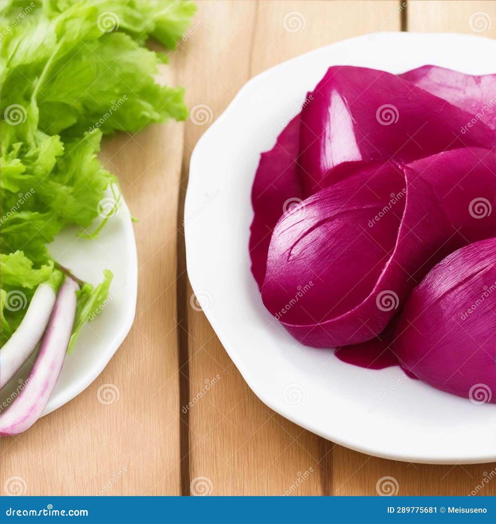 Beets on a Plate and on the Table Illustration Stock Illustration ...