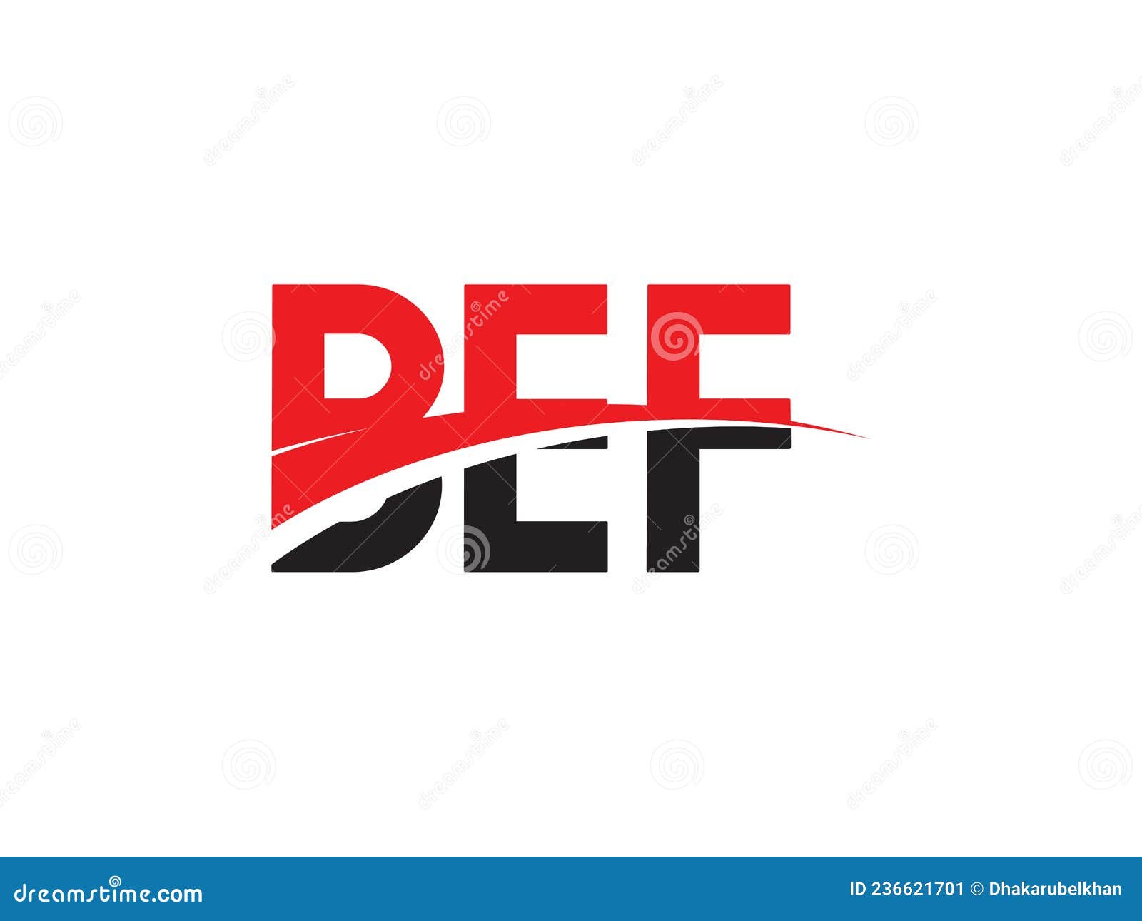 BEF Letter Initial Logo Design Vector Illustration Stock Vector ...
