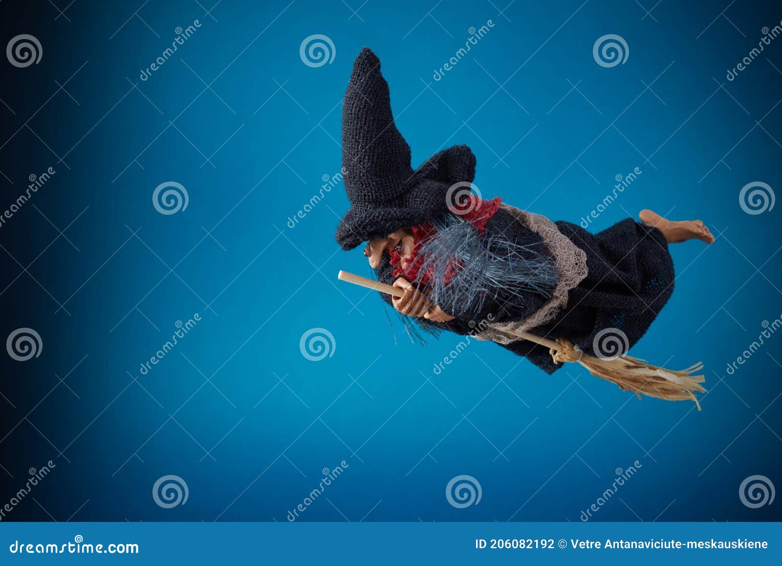 Flying Witch On Sky Royalty-Free Stock Image | CartoonDealer.com #20044576