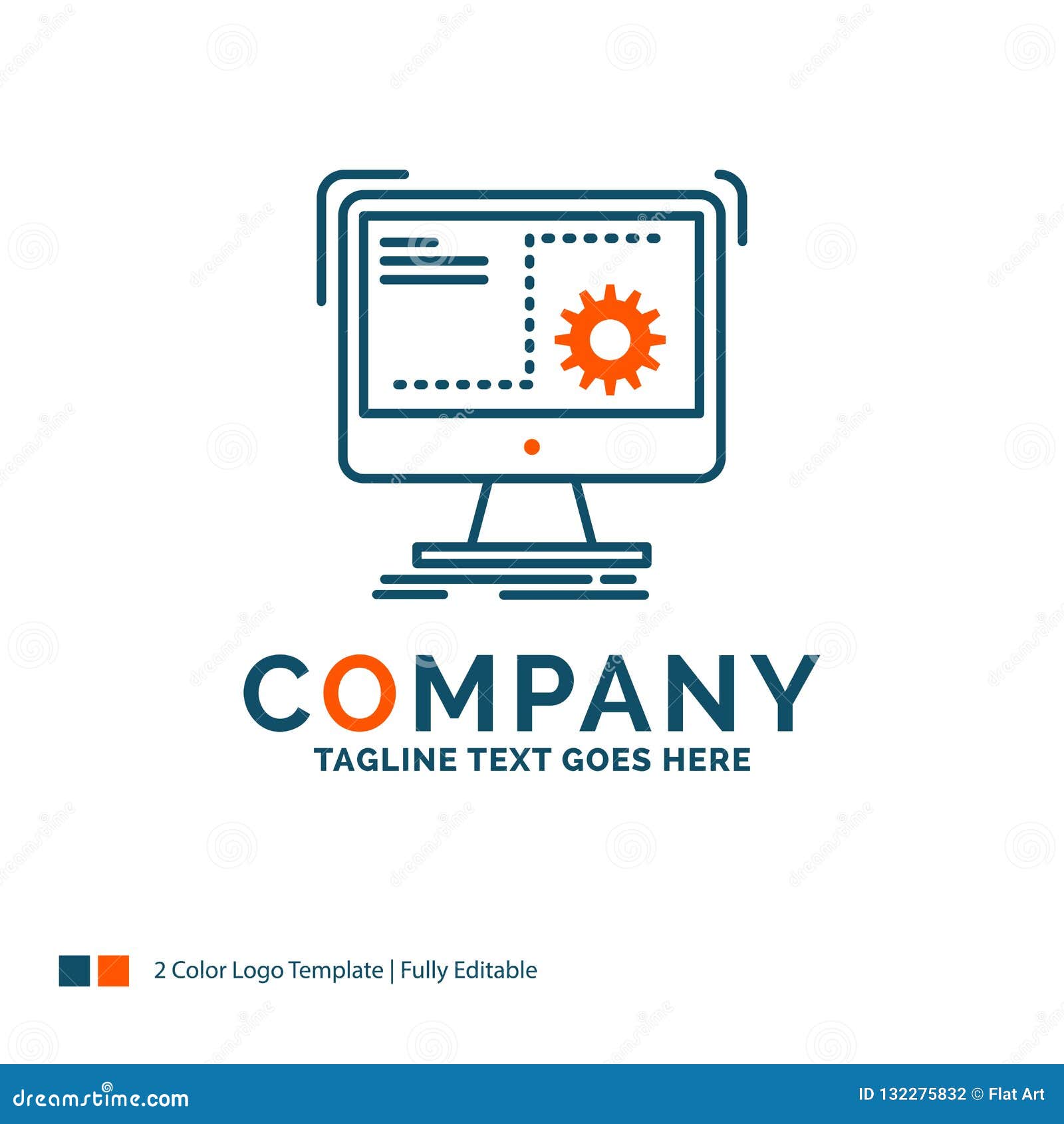 Befehl, Computer, Funktion, Prozess, Fortschritt Logo Design Blau ...