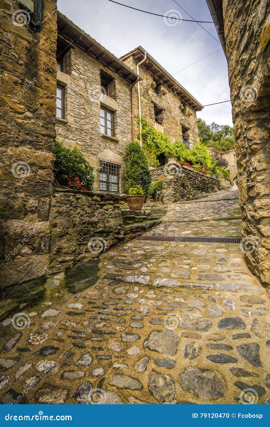 Beget Medieval Village, Spain Stock Photo - Image of stone, catalonia ...