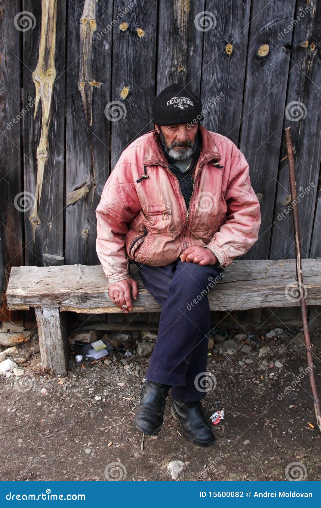 Beggar editorial photography. Image of hair, depression - 15600082
