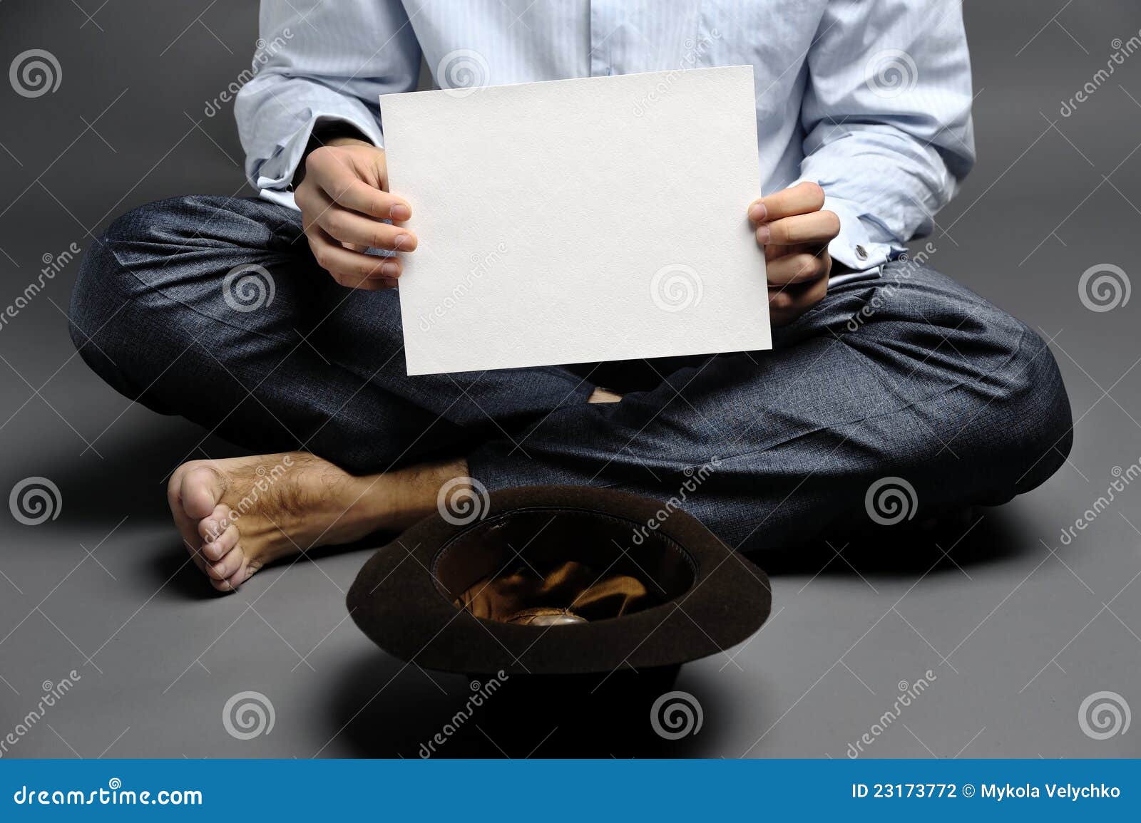 Beggar stock photo. Image of searching, sitting, money - 23173772
