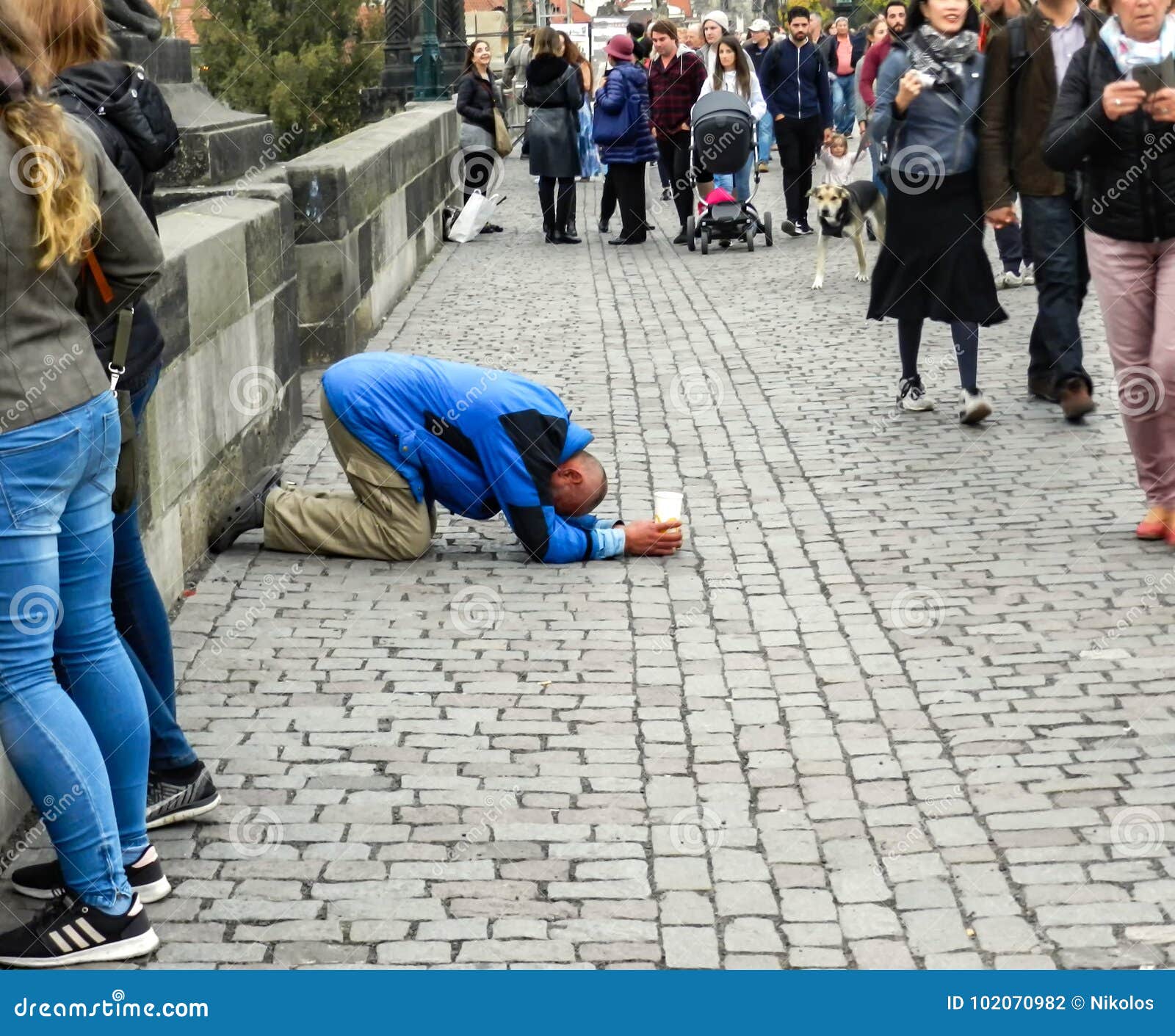 Beggar begging editorial photography. Image of vagrant - 102070982