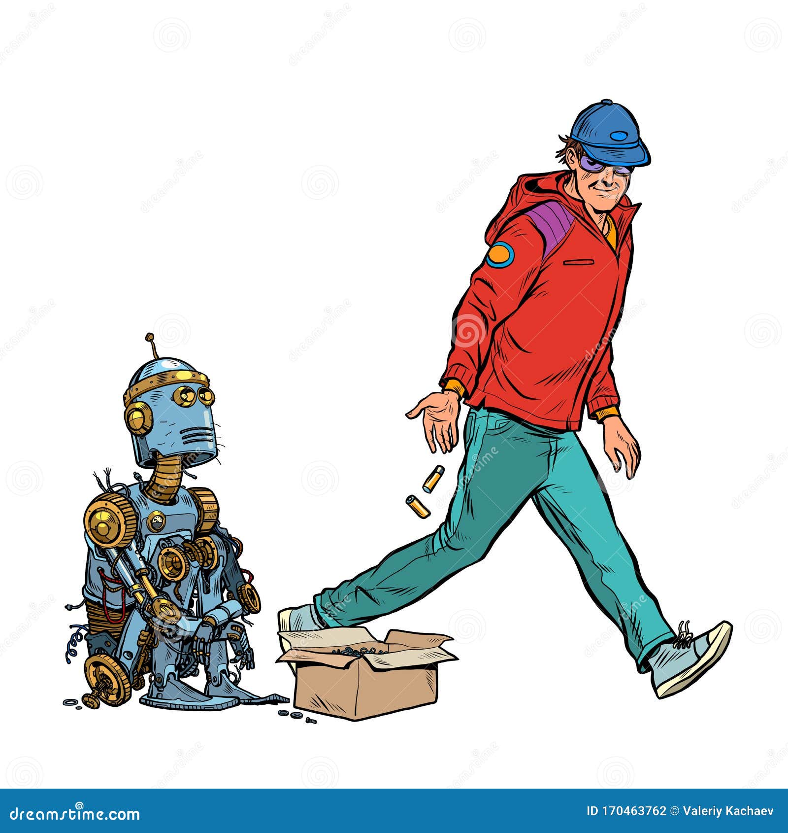 Retro Cartoon Hobo Stock Illustrations – 87 Retro Cartoon Hobo Stock ...