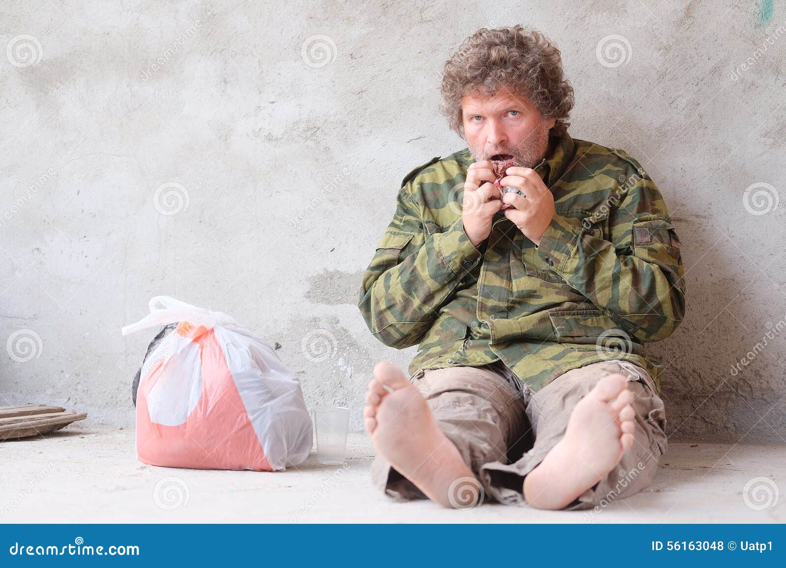 Beggar stock photo. Image of ragged, charity, fixed, outdoors - 56163048