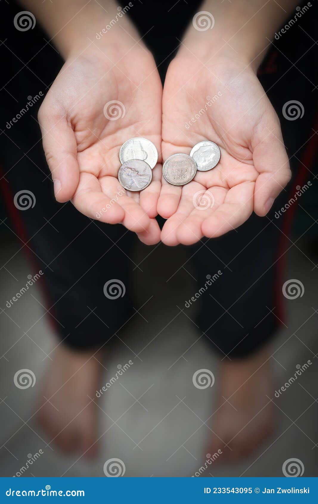 Begger boy hands stock image. Image of five, dollar - 233543095